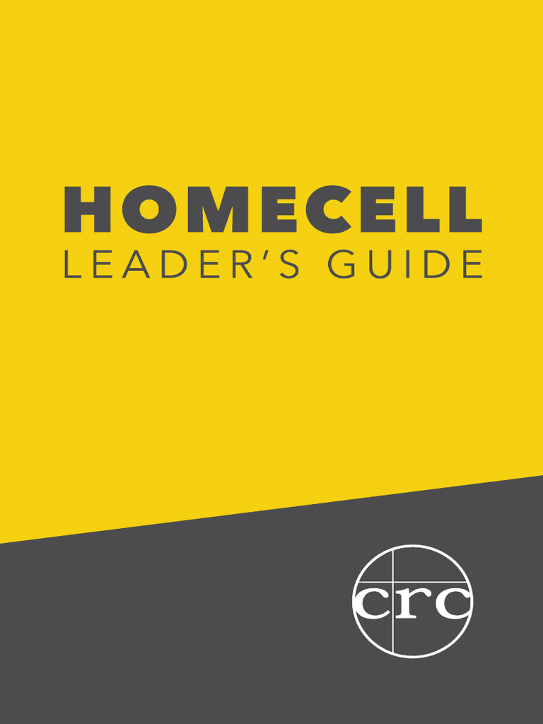 Homecell - Leader's - Guide - 2017 2 | PDF