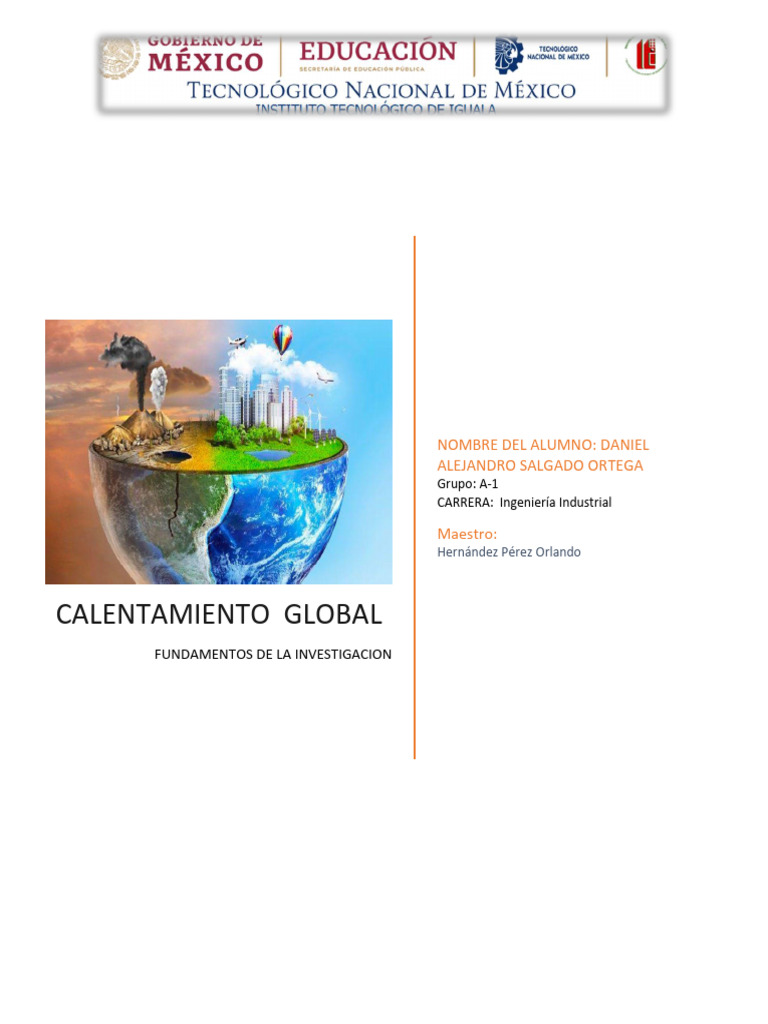 Daniel Alejandro Salgado Ortega | PDF | Cambio climático | Energía renovable