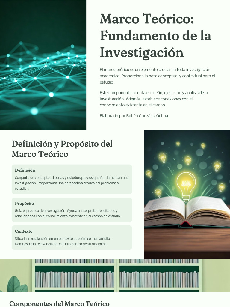 Marco Teórico Fundamento de La Investigación | PDF | Teoría | Paradigma
