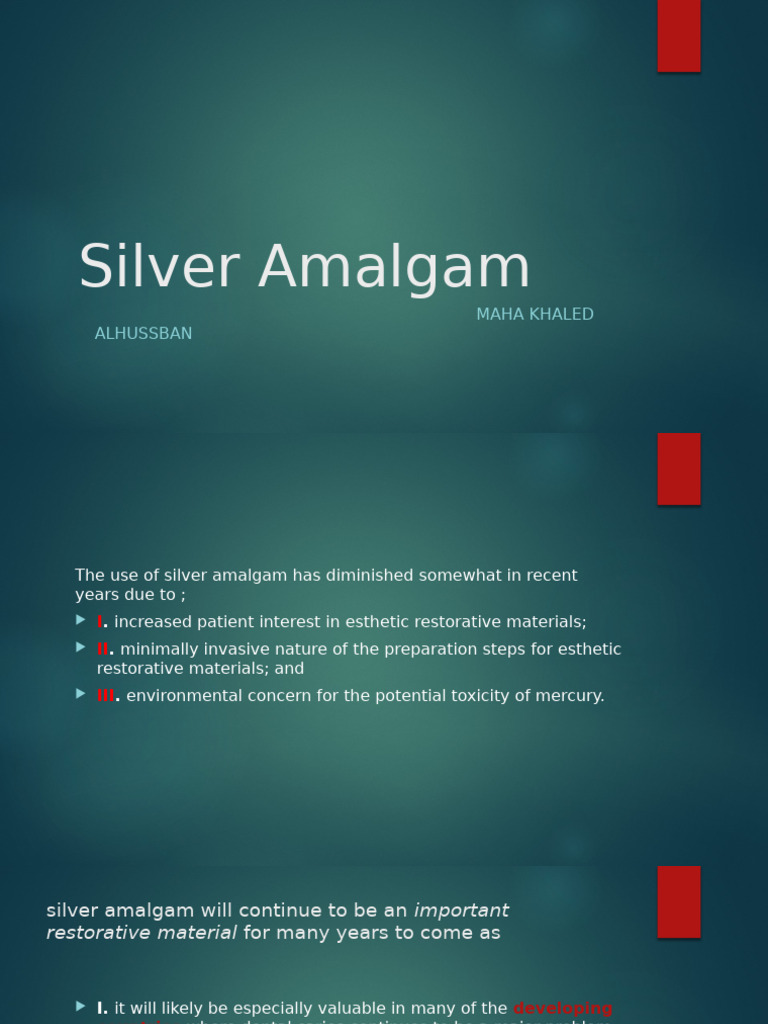 Silver Amalgam | PDF | Creep (Deformation) | Corrosion