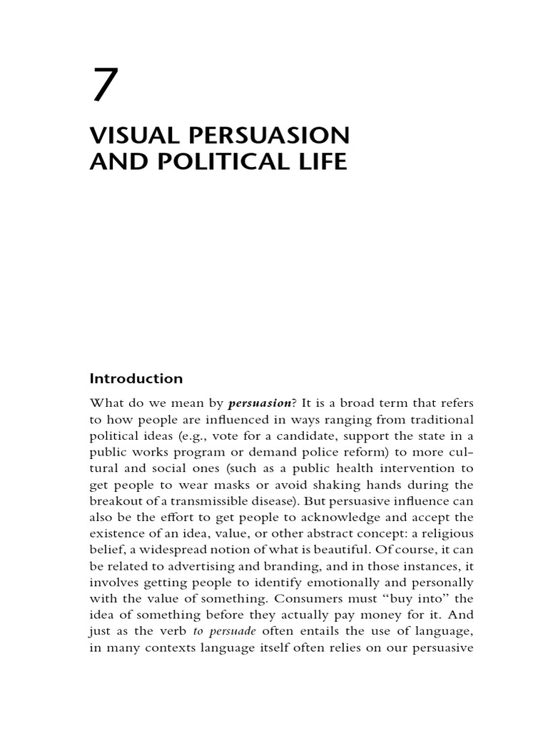 Visual Persuasion and Political Life. en Essentials of Visual ...
