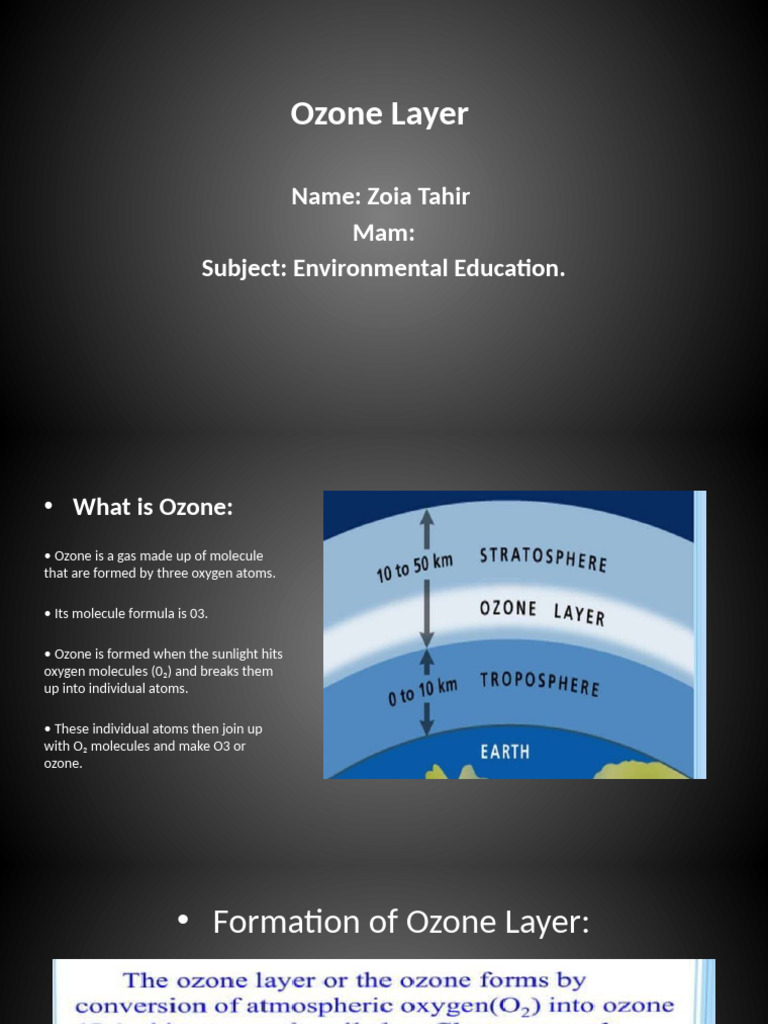 Zoia Tahir Ozone Presentation | PDF