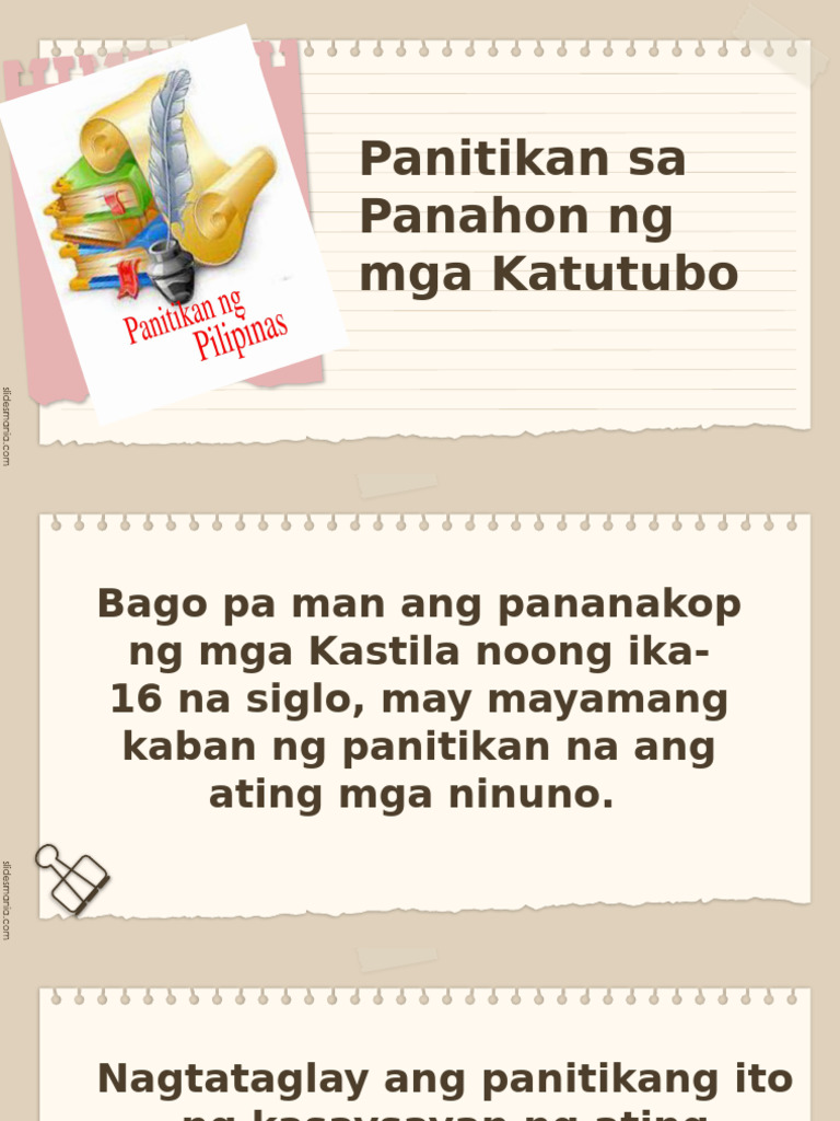 Panitikan NG Katutubo | PDF