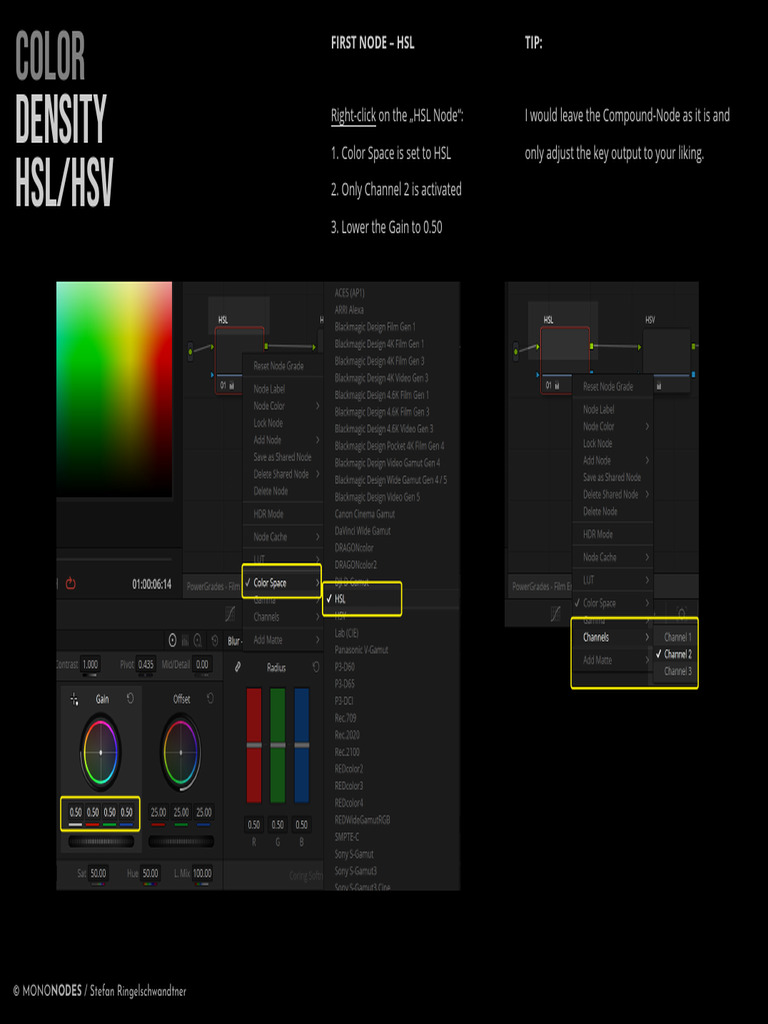 Color Density A HSL HSV | PDF