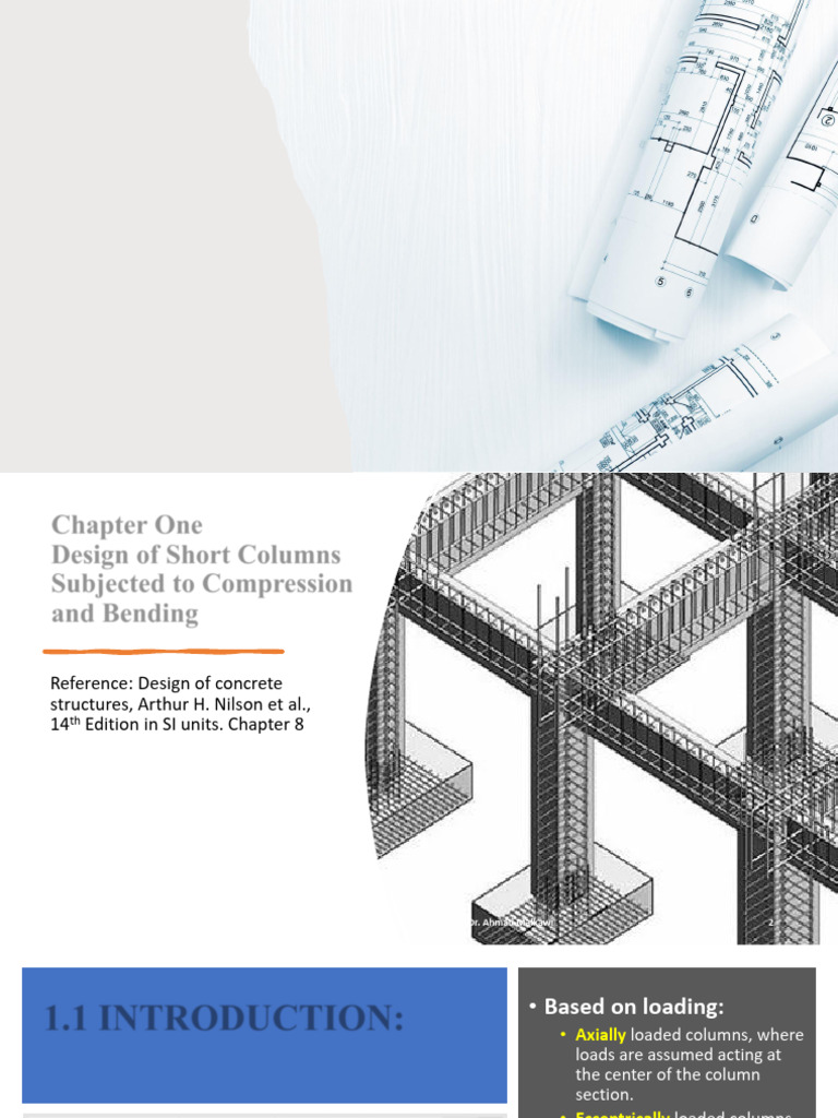 Chapter1-Design of Short Col. Subjected To Compression and Bending | PDF | Deformation ...