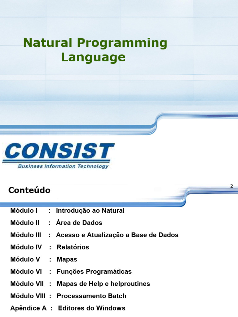 Guia Completo da Linguagem Natural 4GL | PDF | Biblioteca (informática ...