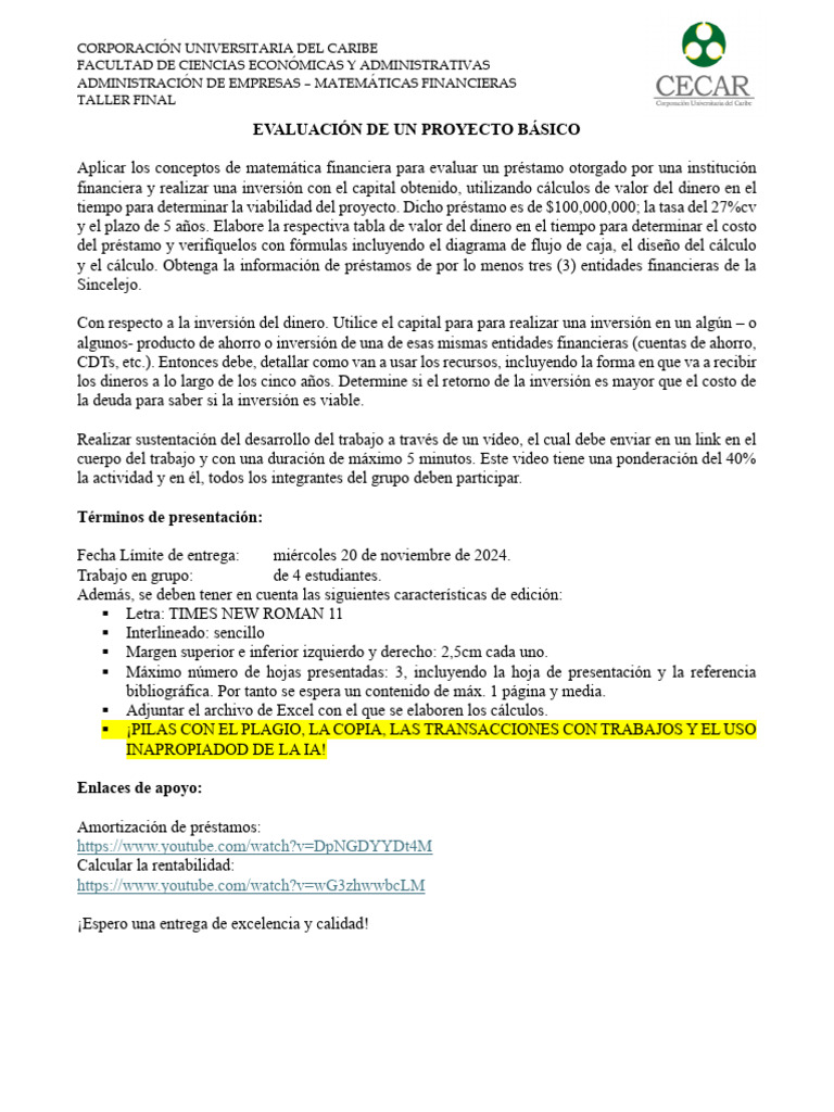 2024-11-16 FIN - MATH.THU-Taller - Final Cecar Calculo | PDF ...