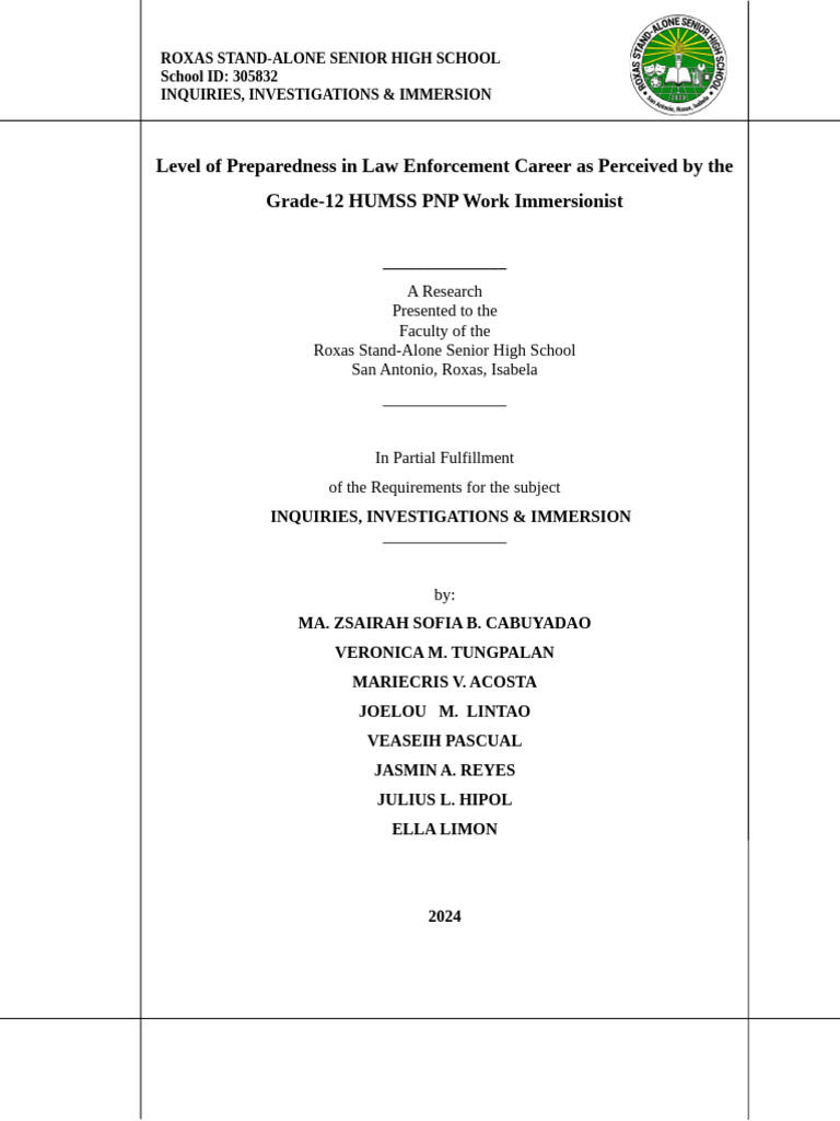 Law Enforcement Career Preparedness | PDF | P Value | Police
