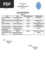 SELG Action Plan 2023-2024 | PDF | Teachers | Learning