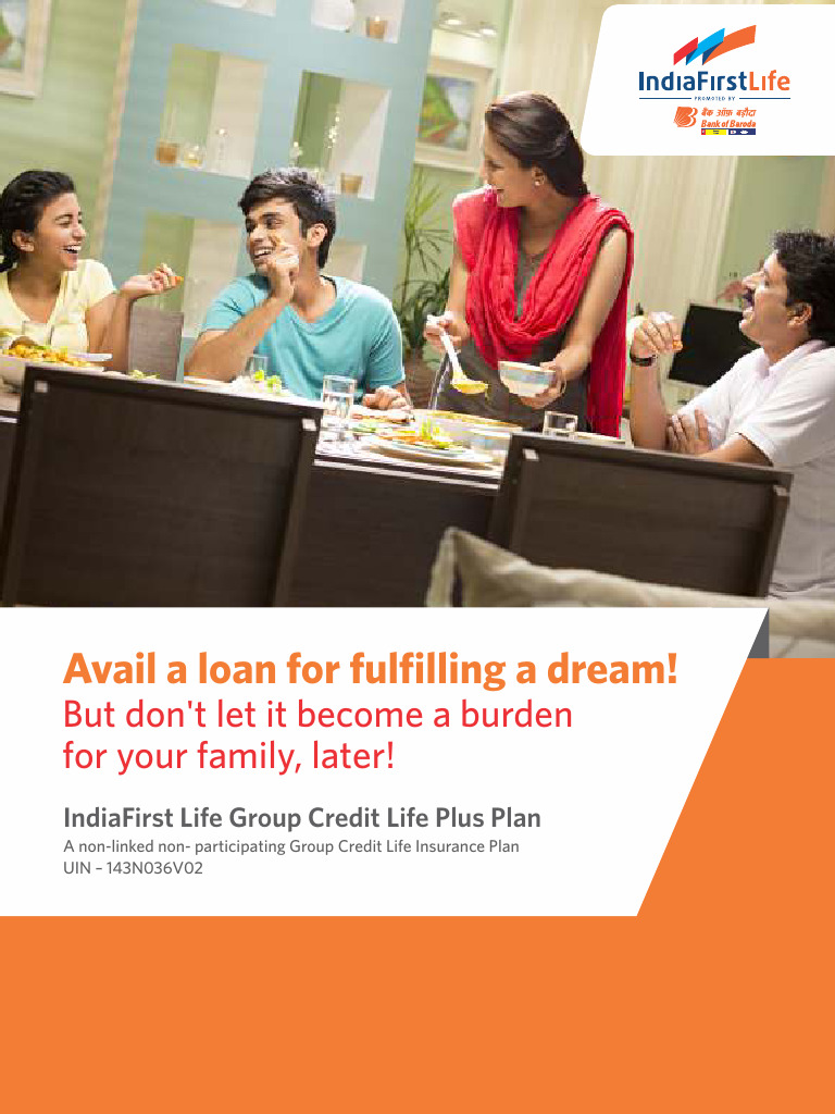 Indiafirst Life Group Credit Life Plus Plan Brochure | PDF | Insurance ...