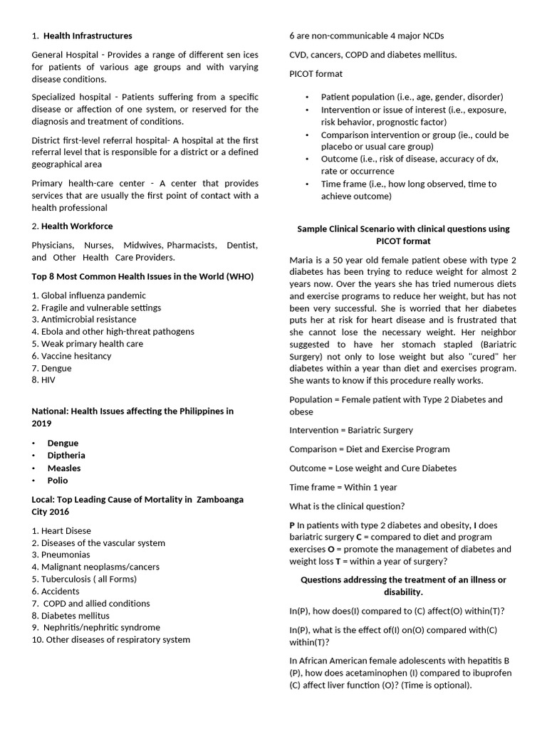 3 D Medsurg Notes Pdf Medical Ethics Bariatric Surgery