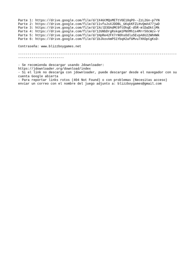 Guía de Descarga de Juegos Blizzboygames | PDF