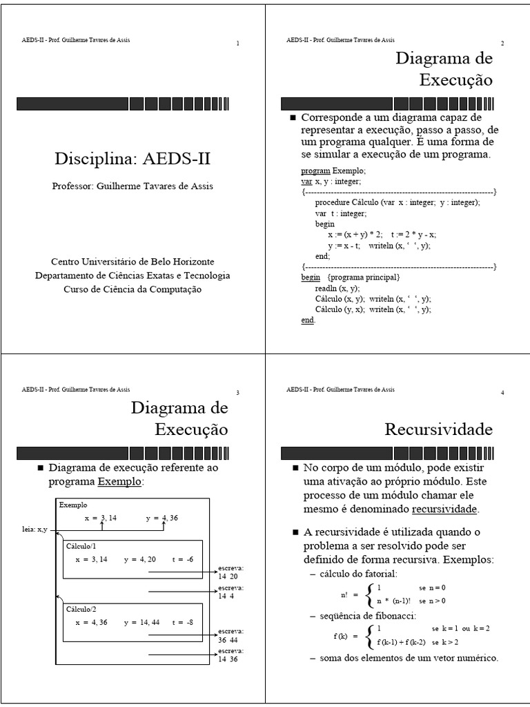 Pascal - AEDS-II | PDF | Engenharia de Software | Dados de computador