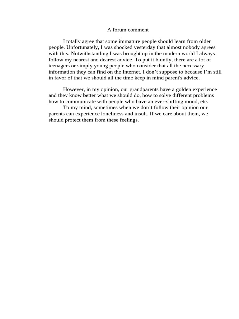 A Forum Comment | PDF