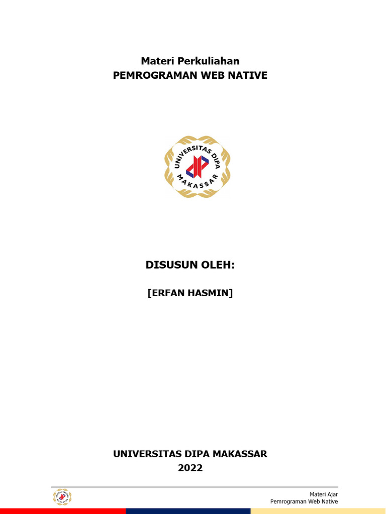 Materi Pemrograman Web P1 | PDF
