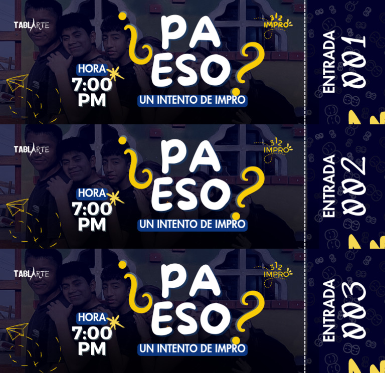 Impro - Entradas | PDF