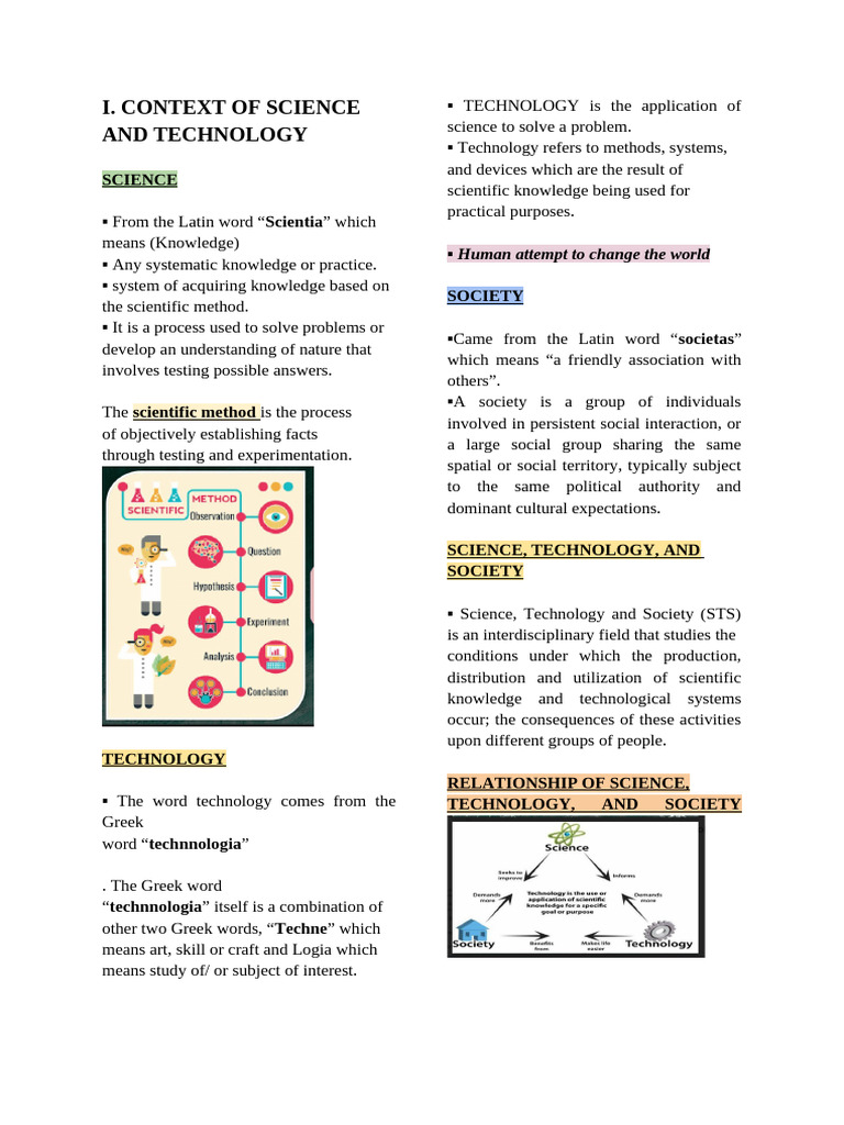 STS Reviewer L1 L2 | PDF | Science | Engineering