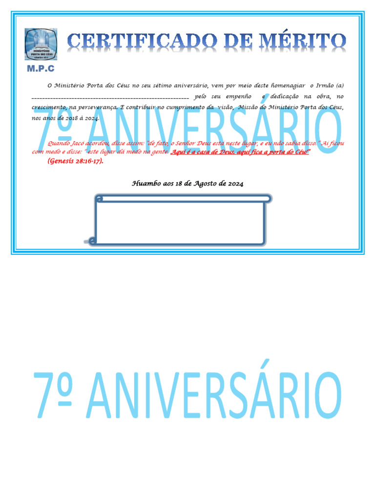 Certificado de merito-1 | PDF
