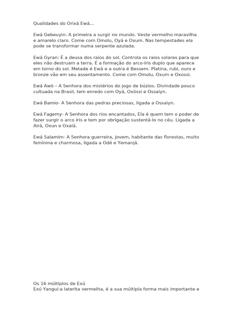 Qualidades de Santo | PDF