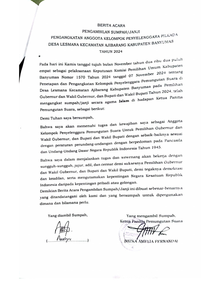 BA AWALIYA TPS 01 | PDF