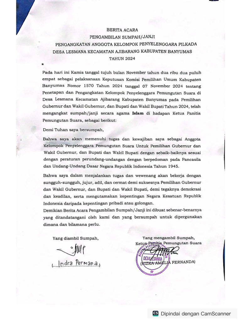 Ba Indra Permana TPS 01 | PDF