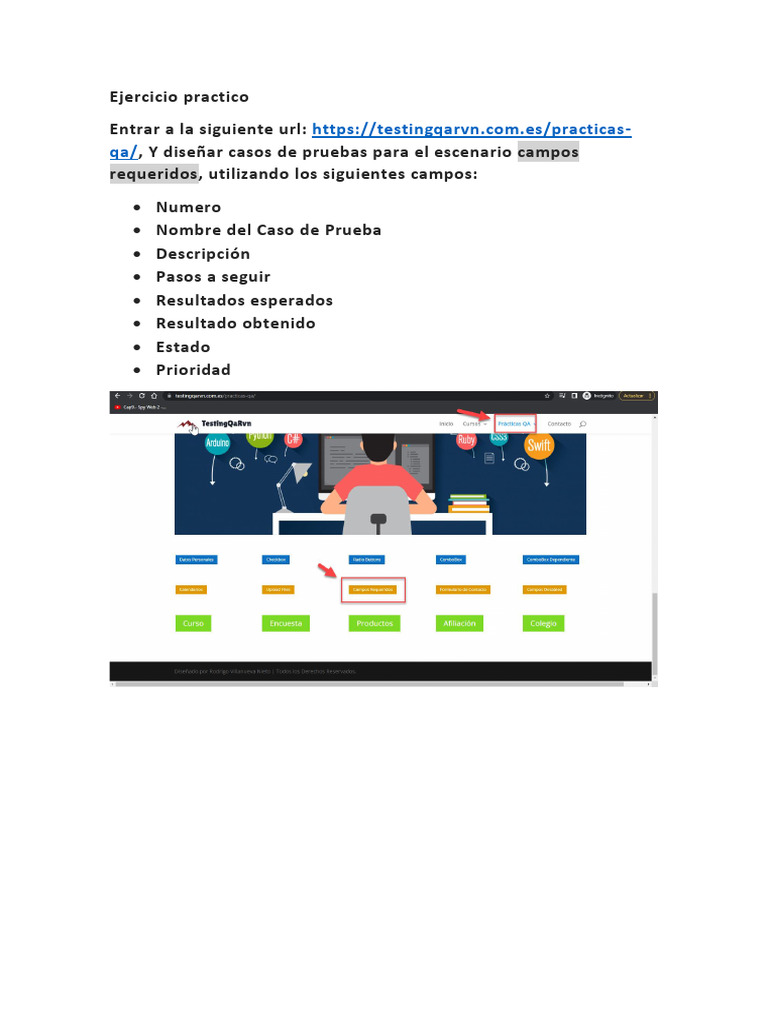 Ejercicio Practico | PDF