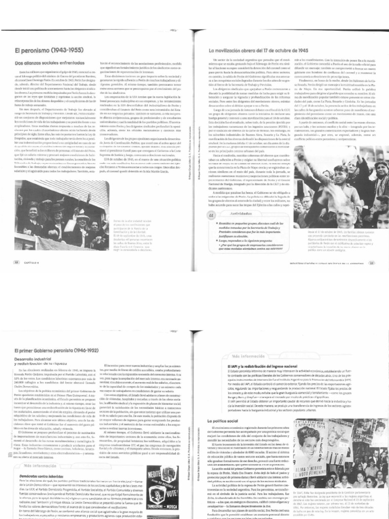 Tema 8 - Peronismo | PDF