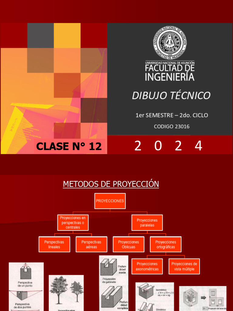 CLASE 12 Proyecc Axonom Ortog 1a Parte | PDF | Triángulo | Sistema de ...