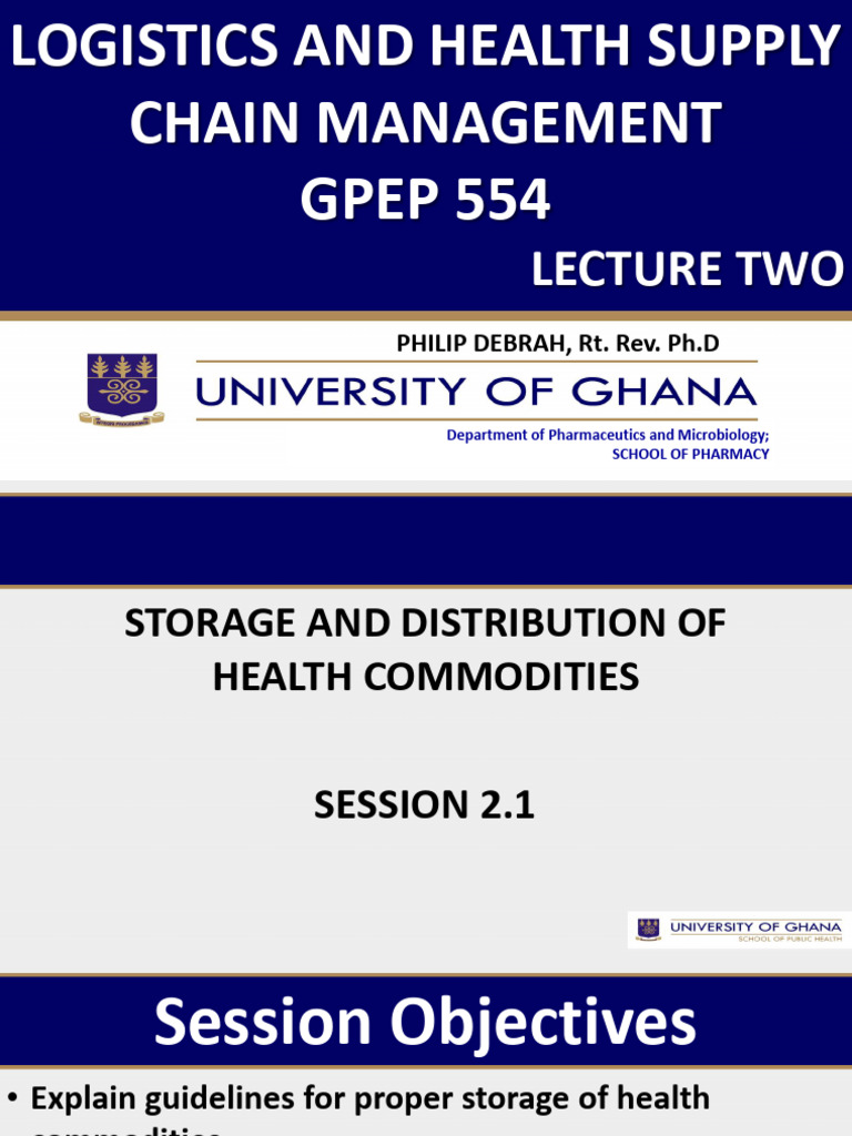 Gpep 554 Lecture Two Slides - Philldy - 2021 | PDF | Logistics ...