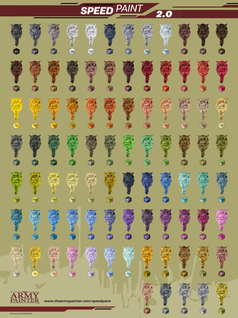 A3 Speedpaint 2.0 All Colours Poster Web | PDF