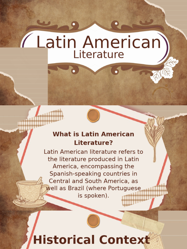 Overview of Latin American Literature | PDF | Latin American Literature