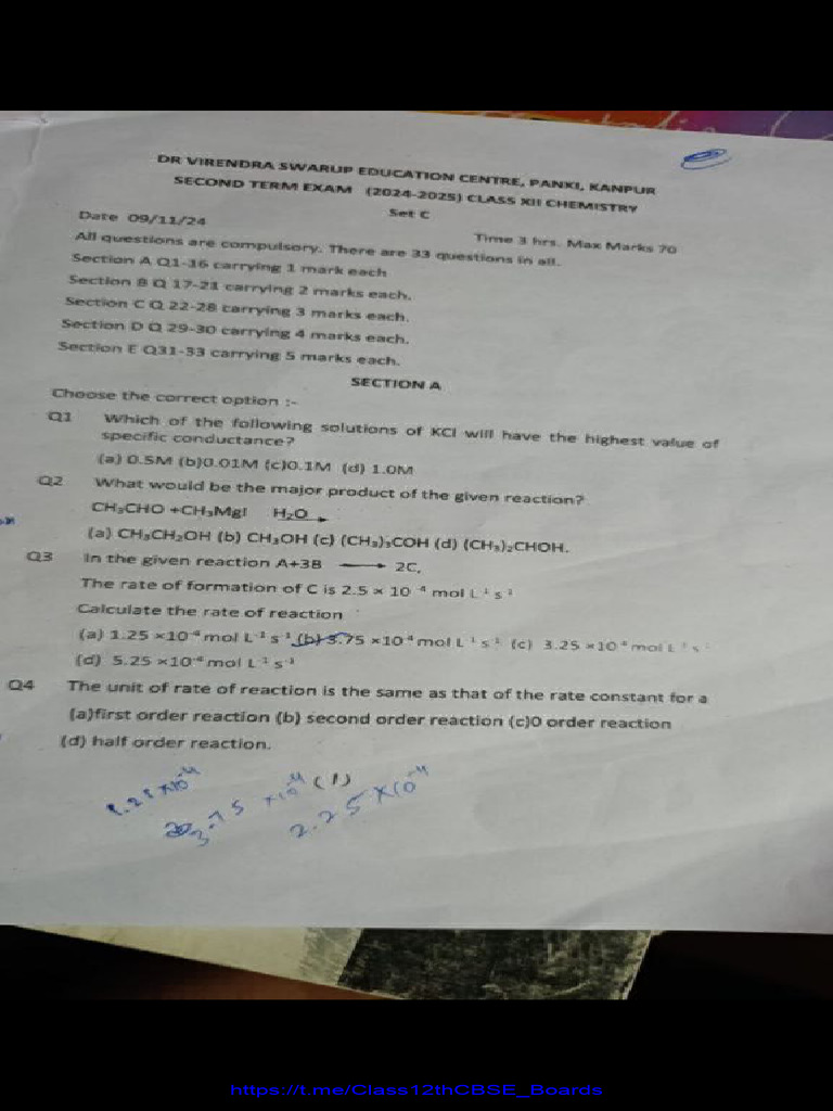 Chem Preboard 3 | PDF