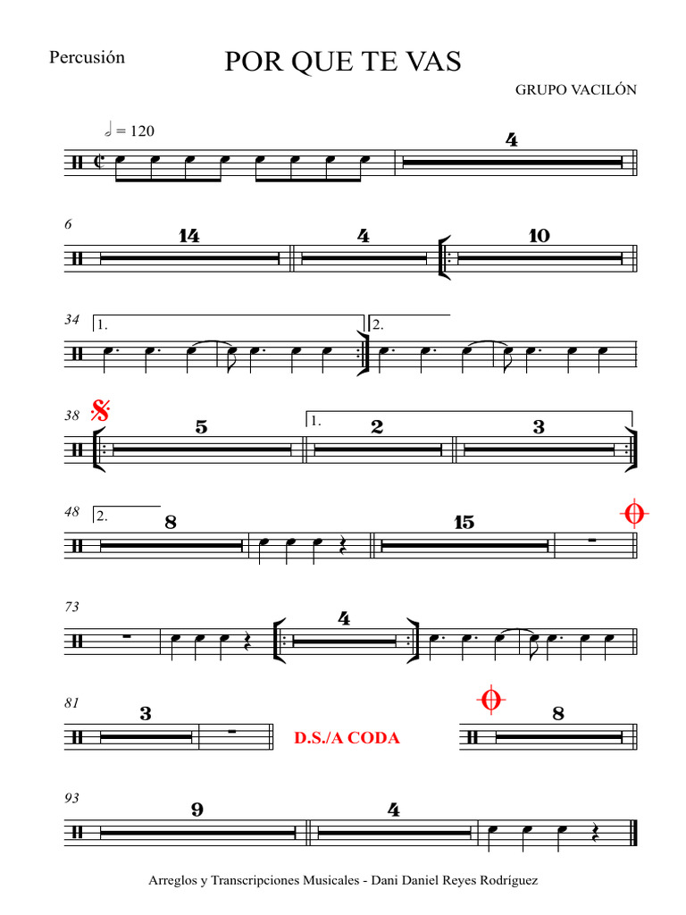 Percusión | PDF