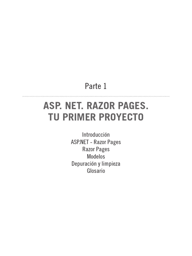 Book-Attachment-7980 RAZOR | PDF | .NET Framework | Entorno de ...