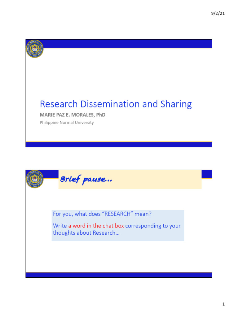 1-Part 1 (Research Publication) | PDF | Science