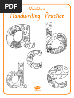 Handwriting Practice Booklet Guide | PDF