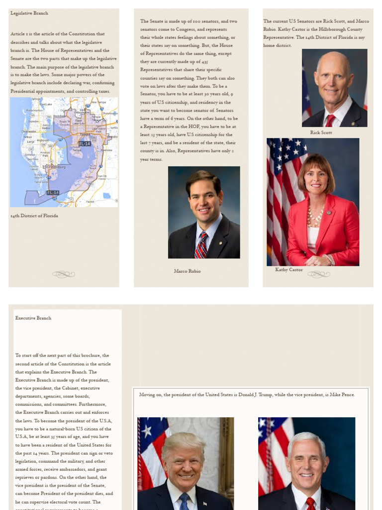 Humanities Check Point For Executive and Legislative Branch | PDF ...
