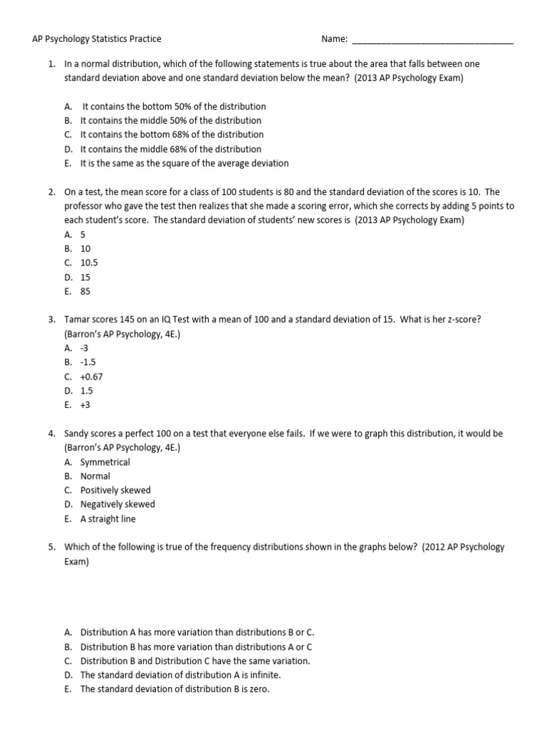 Statistics Practice | PDF | Skewness | Standard Deviation