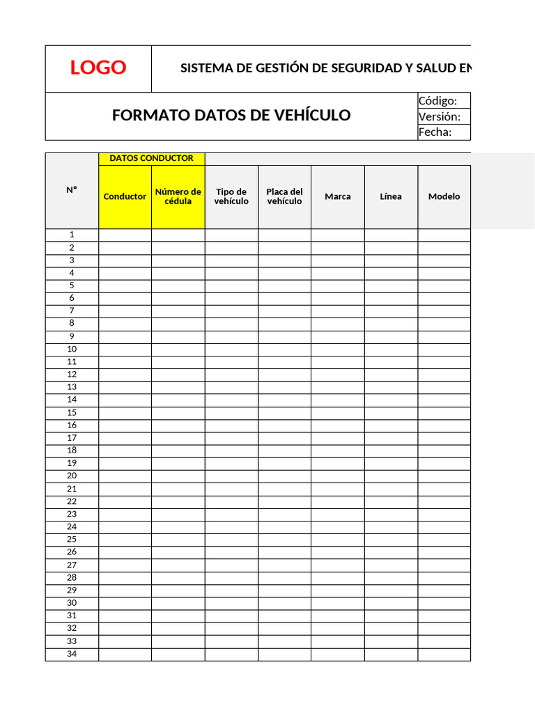 4 _ DATOS DE VEHÍCULO | PDF | Vehículos