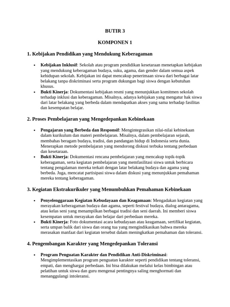 Komponen 1 | PDF