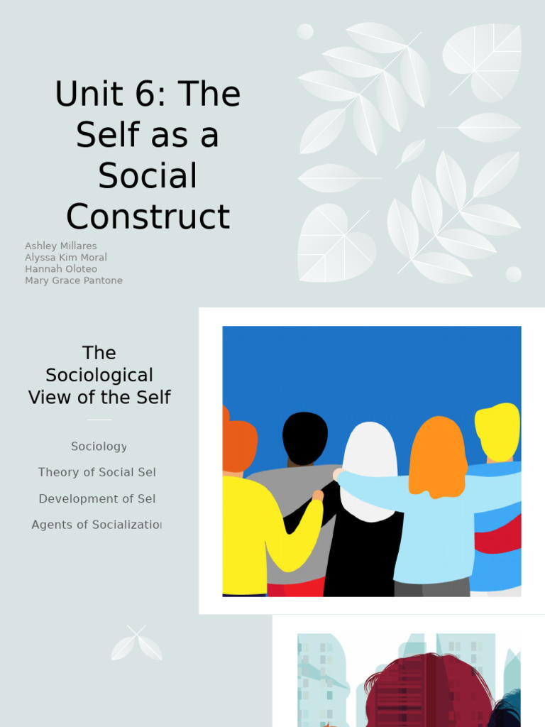 Sociological View of The Self PPT 3 Unit 6 | PDF | Anthropology ...