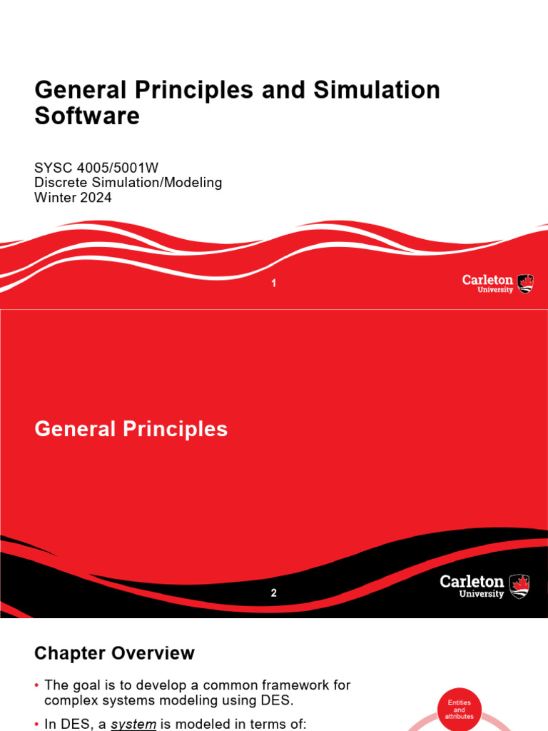 03 - SYSC4005 - General Principles and Simulation Software | PDF | System | Time