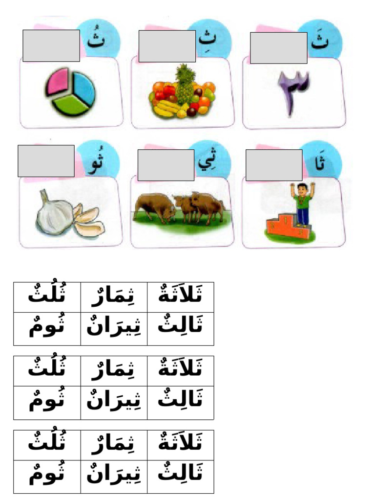 Lembaran Huruf Ta | PDF