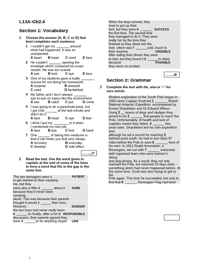 L13A Gb2.4 Output | PDF | Ernest Shackleton | Robert Falcon Scott