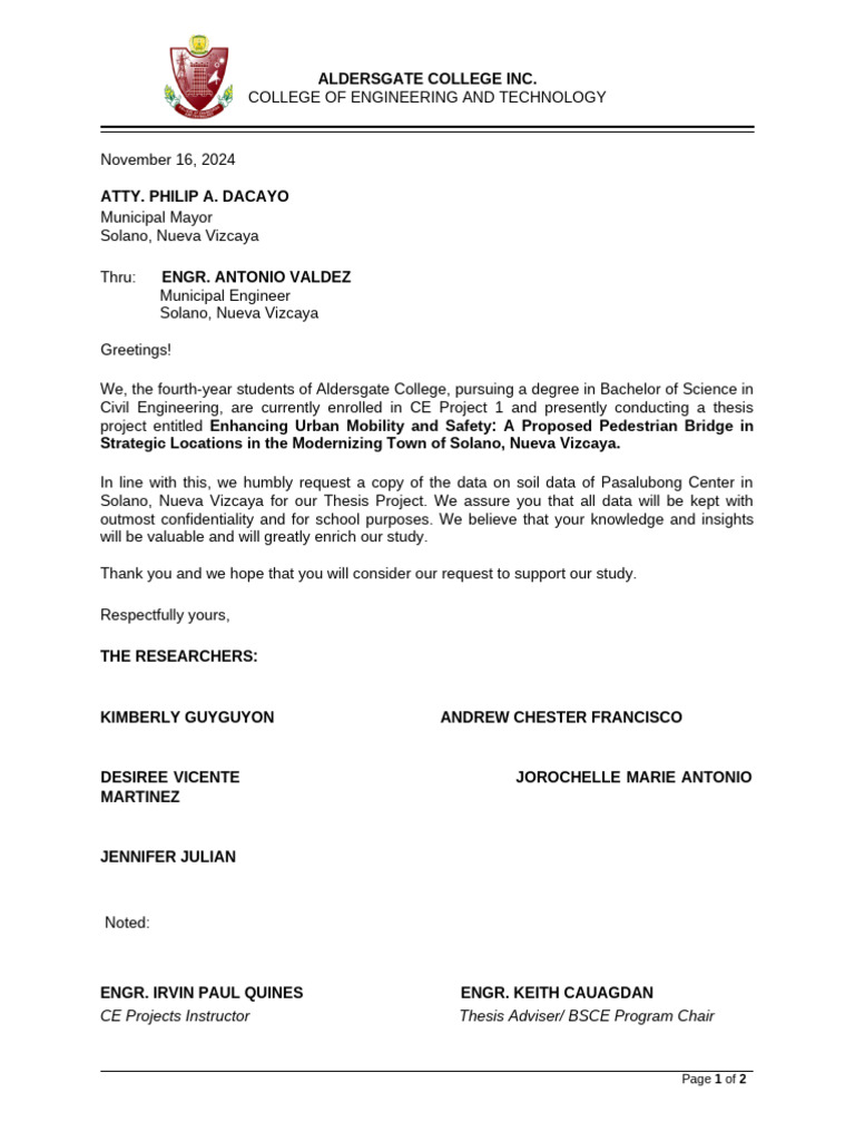 Soil Data Letter | PDF
