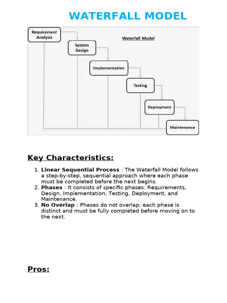 Waterfallmodel | PDF