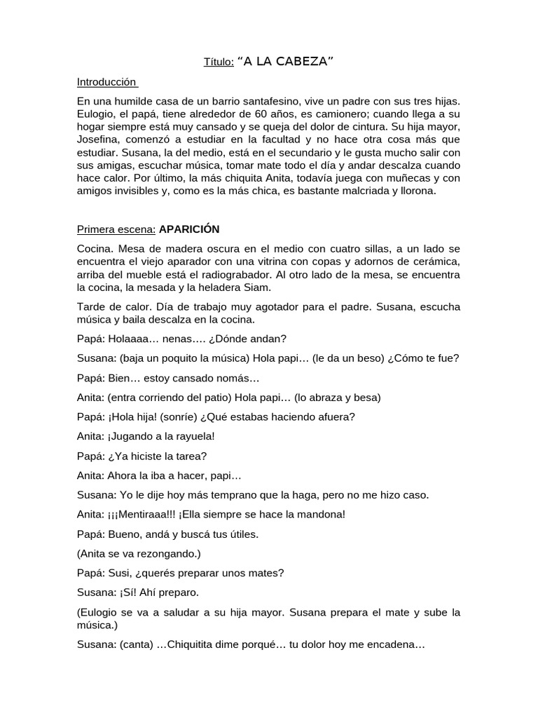 Obra de Teatro | PDF