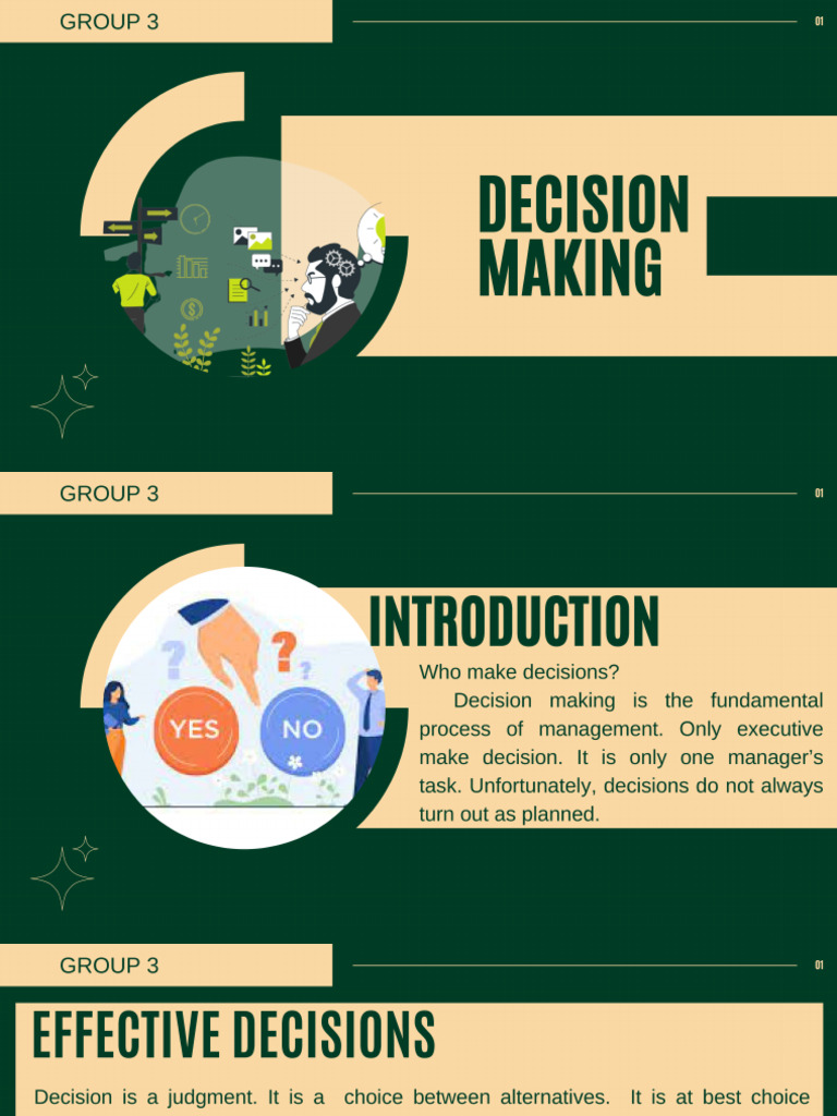 g3 Chapter 2 Decision Making | PDF