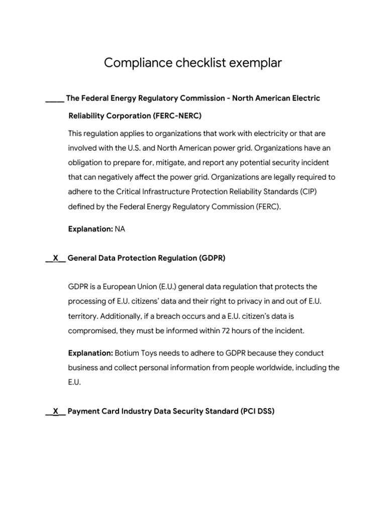 Compliance Checklist for Data Security Standards | PDF | Payment Card ...