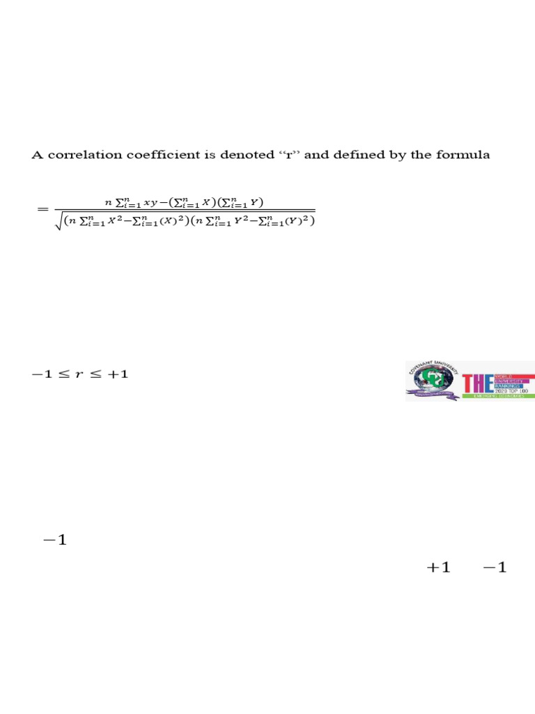 Correlation1 Pdf Spearmans Rank Correlation Coefficient Statistical Analysis